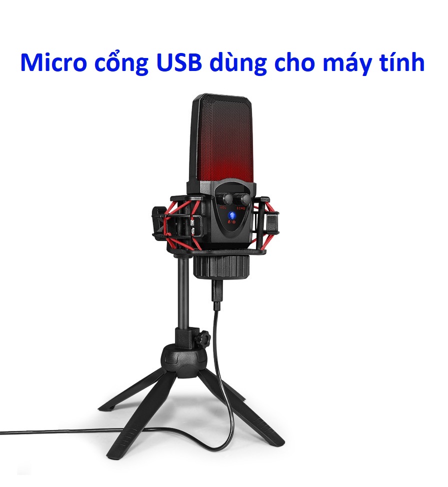 Micro cho máy tính S260 đèn RGB cổng USB