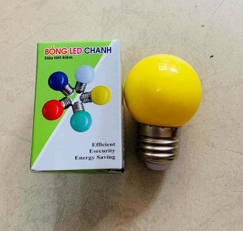 Bóng LED chanh 2W vàng